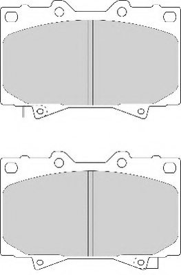 0446560160,TOYOT 04465-60160 Brake Pad Set, disc brake for TOYOT