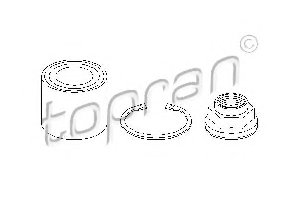 1328029080,FIAT 1328029080 Wheel Bearing Kit for FIAT