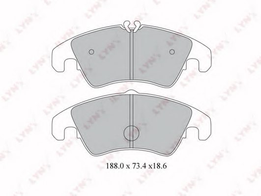8K0698151L,VAG 8K0 698 151 L Brake Pad Set, disc brake for AUDI