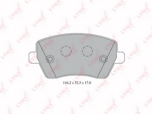 410608481R,RENAU 410608481R Brake Pad Set, disc brake for RENAU