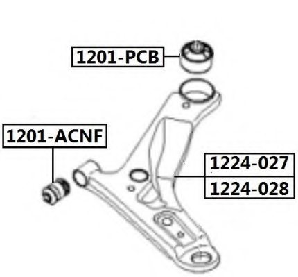 5450007100,KIA 5450007100 Track Control Arm for KIA