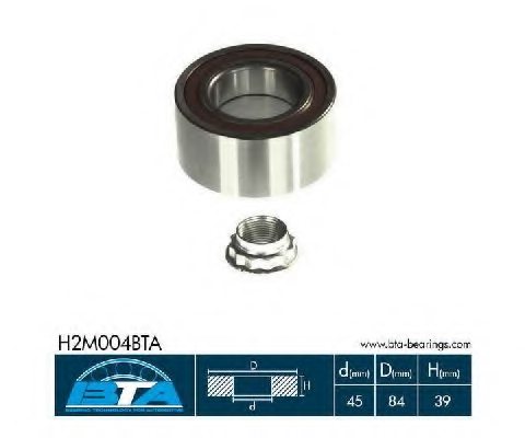 2029800016,MERCE 202 980 00 16 Wheel Bearing Kit for MERCE