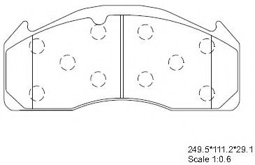 20918891,VOLVO 20918891 Brake Pad Set, disc brake for VOLVO