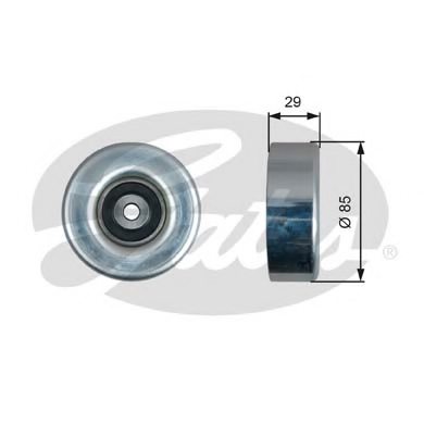 1660323022,DAIHA 16603-23022 Tensioner Pulley, v-ribbed belt for DAIHA