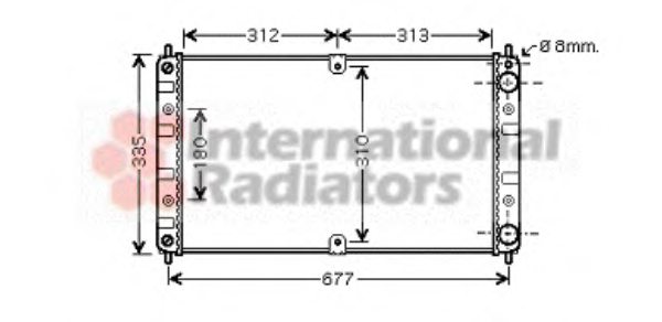 21231301012,AKS DASIS 21231301012 Radiator, engine cooling for AKS DASIS