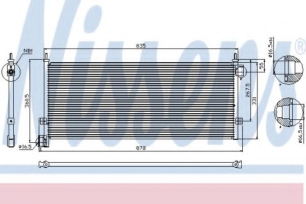 20838901,VOLVO 20838901 Condenser, air conditioning for VOLVO