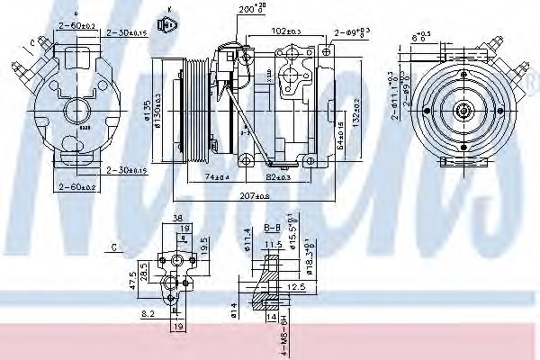 4472204270,DENSO 4472204270 Compressor, air conditioning for DENSO