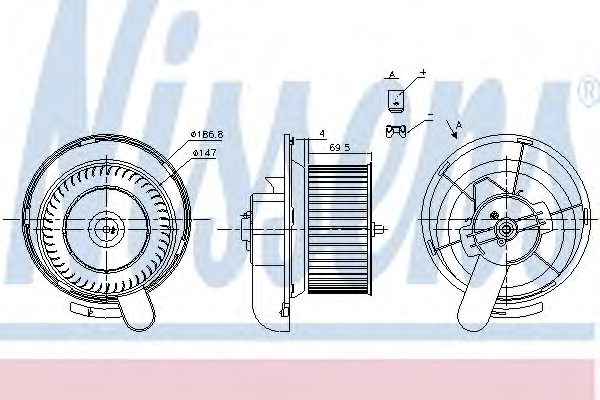 0028302408,MERCE 0028302408 Electric Motor, interior blower for MERCE
