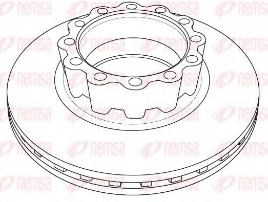 81508030051,MAN 81508030051 Brake Disc for MAN