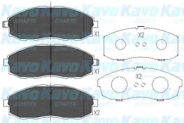 581014FA00,HYUNDAI 58101-4FA00 Brake Pad Set, disc brake for HYUNDAI