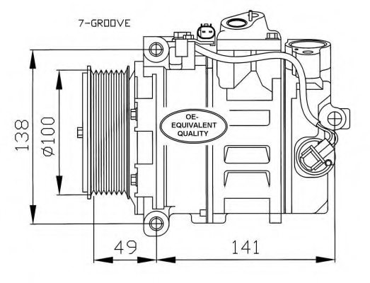 0002302711,MERCE 0002302711 Compressor, air conditioning for MERCE