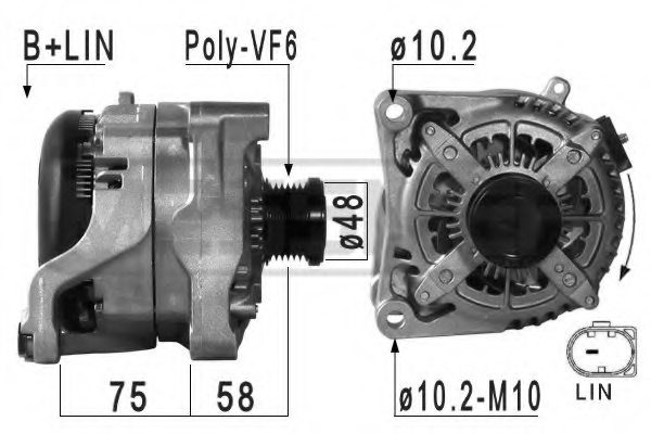 12317605061,BMW 12317605061 Alternator for BMW