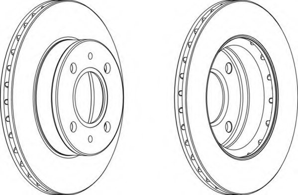 5171202550,HYUNDAI 51712-02550 Brake Disc for HYUNDAI