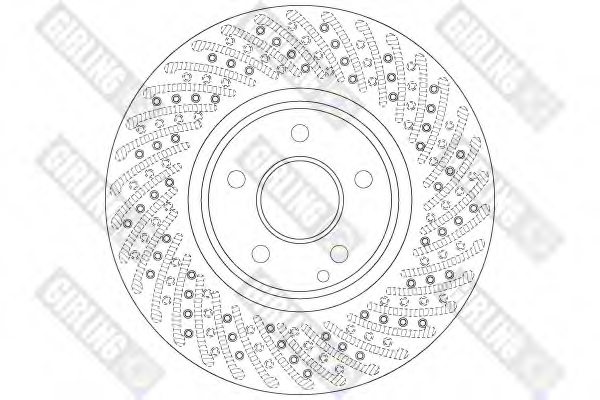 2204211812,MERCE 220 421 18 12 Brake Disc for MERCE