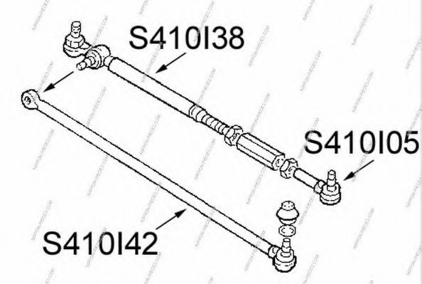 4887070A61,SUZUKI 4887070A61 Tie Rod End for SUZUKI