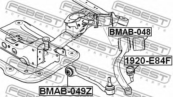 31126768818,BMW 31126768818 Control Arm-/Trailing Arm Bush for BMW