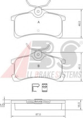 0446602060,TOYOT 04466-02060 Brake Pad Set, disc brake for TOYOT