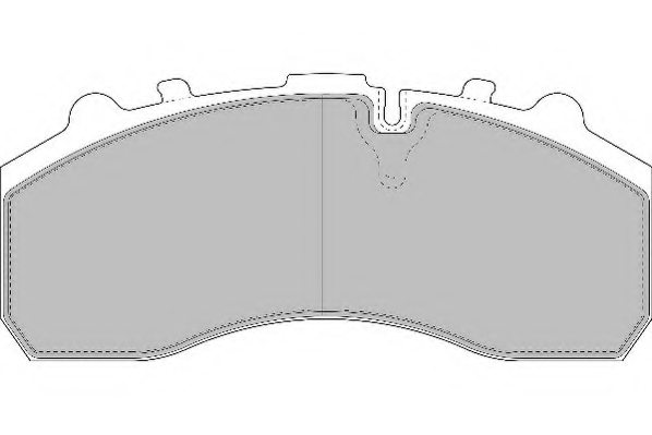 0004214310,MERCE 000 421 43 10 Brake Pad Set, disc brake for MERCE