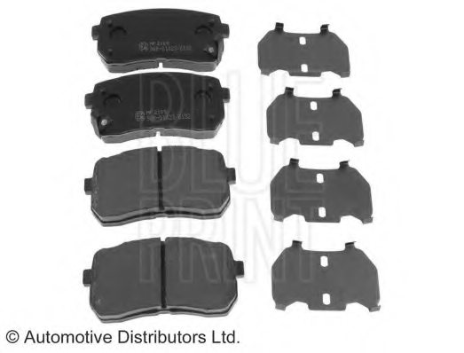 583024HA50,HYUNDAI 58302-4HA50 Brake Pad Set, disc brake for HYUNDAI