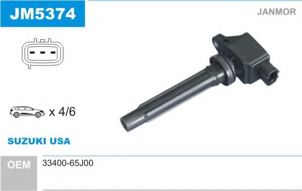 3340065J00,OEM 3340065J00 Ignition Coil for OEM