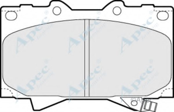 0446560150,TOYOT 04465-60150 Brake Pad Set, disc brake for TOYOT