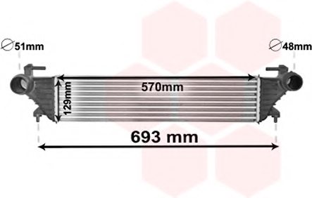 51887954,FIAT 51887954 Intercooler, charger for FIAT