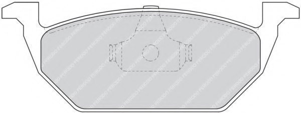 5C0698151,VW 5C0698151 Brake Pad Set, disc brake for VW