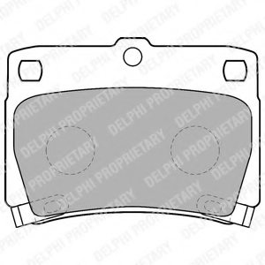 4605A783,MITSUBISHI 4605A783 Brake Pad Set, disc brake for MITSUBISHI