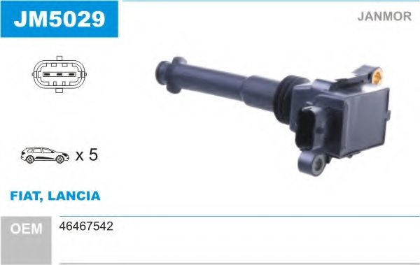 46467542,FIAT 46467542 Ignition Coil for FIAT