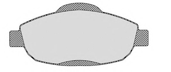 1613259380,PEUGE 16 132 593 80 Brake Pad Set, disc brake for PEUGE