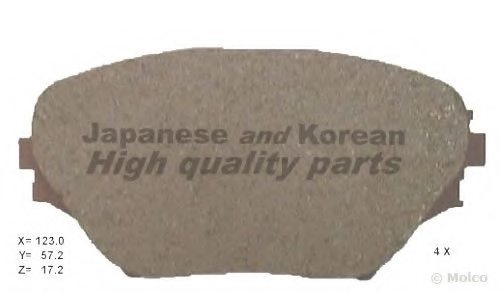 0446542080,TOYOT 04465-42080 Brake Pad Set, disc brake for TOYOT
