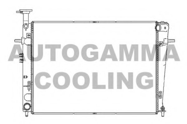 253102E150,HYUNDAI 253102E150 Radiator, engine cooling for HYUNDAI