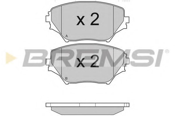 0446542080,TOYOT 04465-42080 Brake Pad Set, disc brake for TOYOT