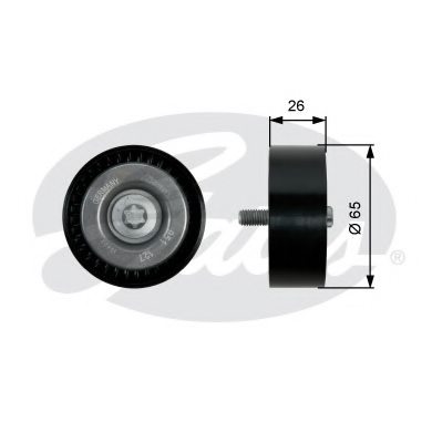 0002021719,MERCE 000 202 1719 Deflection/Guide Pulley, v-ribbed belt ...