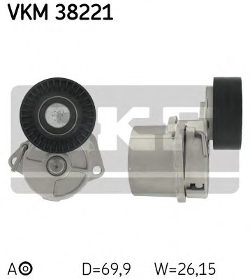 11281432104,BMW 11281432104 Tensioner Lever, v-ribbed belt for BMW