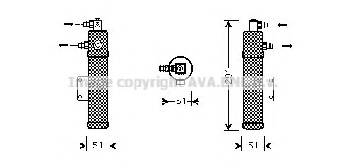 0008301783,MERCE 0008301783 Dryer, air conditioning for MERCE