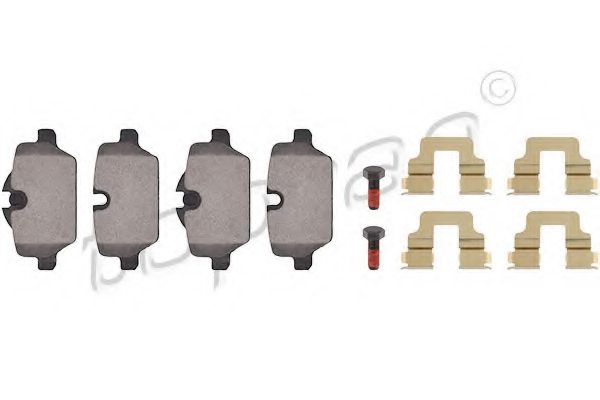 34219808172,MINI 34219808172 Brake Pad Set, disc brake for MINI