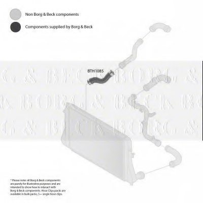 1K0145832E,VW 1K0145832E Charger Intake Hose for VW