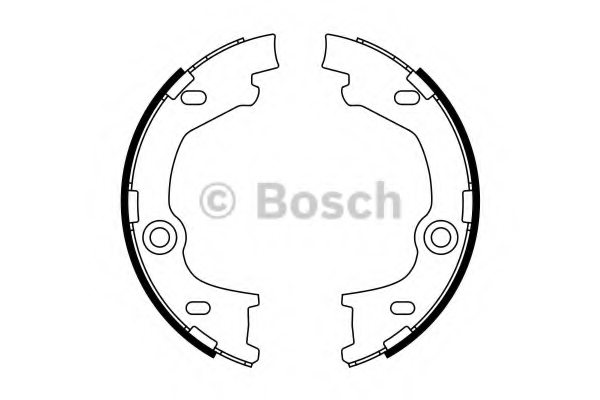 583052SA00,HYUNDAI 583052SA00 Brake Shoe Set, parking brake for HYUNDAI