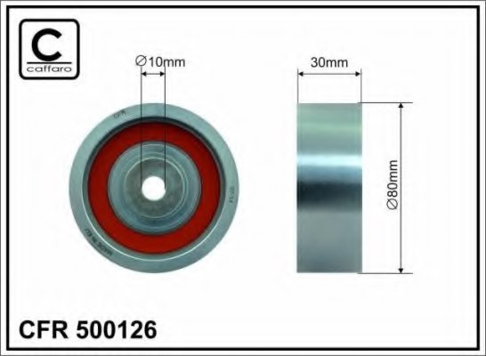 03L109244E,VW 03L 109 244 E Deflection/Guide Pulley, timing belt for VW