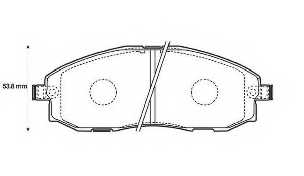 581014FA00,HYUNDAI 58101-4FA00 Brake Pad Set, disc brake for HYUNDAI