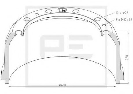 3054210001,MERCE 3054210001 Brake Drum for MERCE