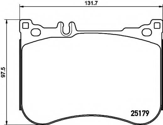 0064205020,MERCE 0064205020 Brake Pad Set, disc brake for MERCE