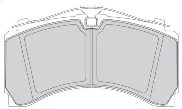 0064201520,MERCE 0064201520 Brake Pad Set, disc brake for MERCE