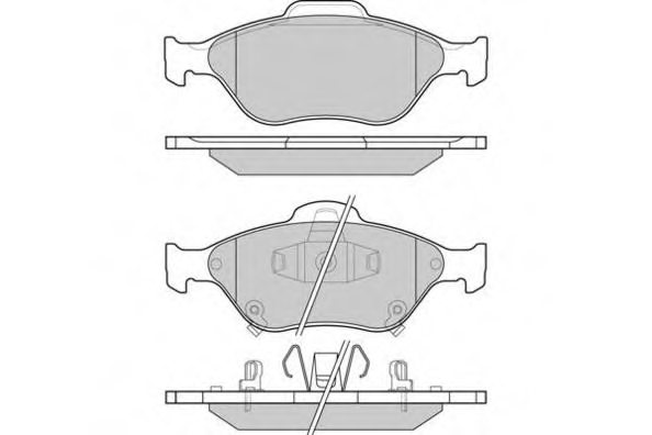 044650D050,TOYOT 04465-0D050 Brake Pad Set, disc brake for TOYOT