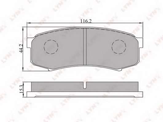 0446660140,TOYOT 0446660140 Brake Pad Set, disc brake for TOYOT