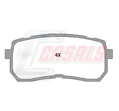 583024HA50,HYUNDAI 58302-4HA50 Brake Pad Set, disc brake for HYUNDAI