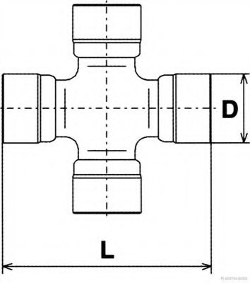 0437137080,TOYOT 04371-37080 Joint, propshaft for TOYOT