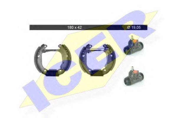 7701205755,RENAU 7701205755 Brake Shoe Set for RENAU