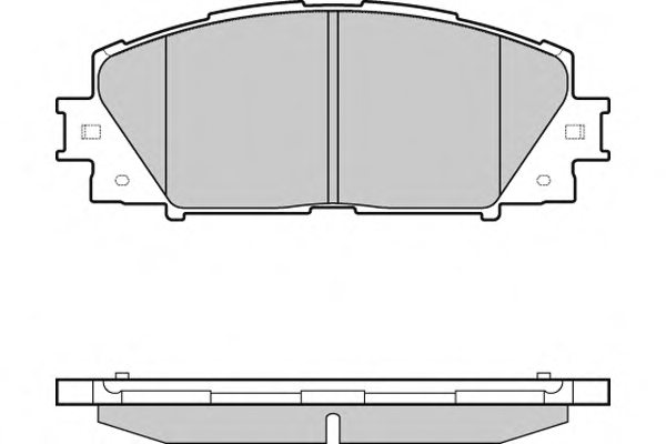 04465B1350,TOYOT 04465-B1350 Brake Pad Set, disc brake for TOYOT